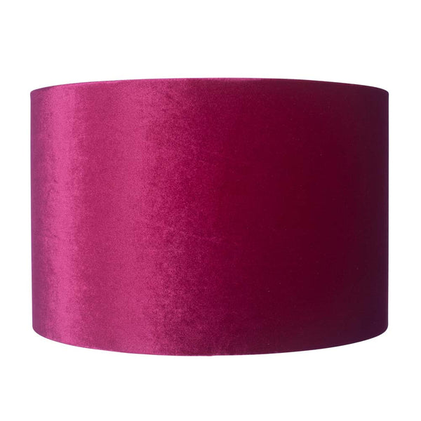 Bow Cylinder Raspberry Velvet Lamp Shade – South Charlotte Fine Lighting